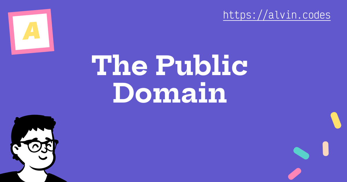 The Public Domain - Alvin Bryan